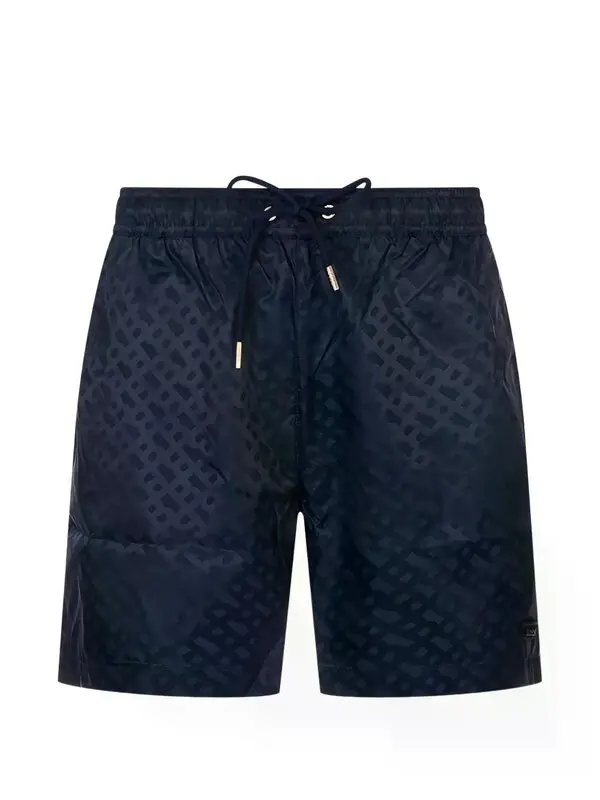 BOSS Monogram Jacquard Swim Shorts