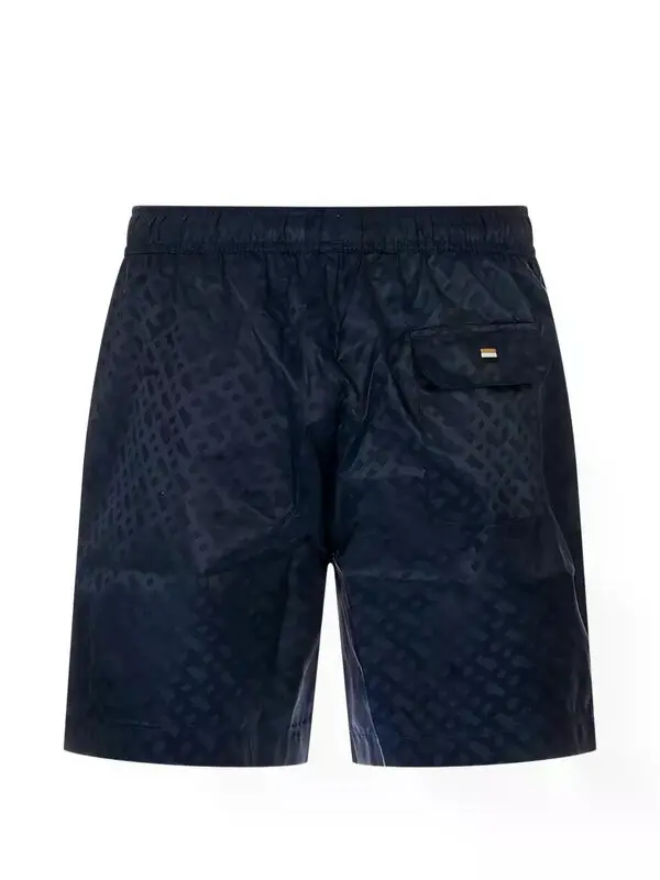 BOSS Monogram Jacquard Swim Shorts