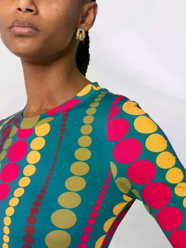 La DoubleJ Bubbles Print" Jersey T-shirt