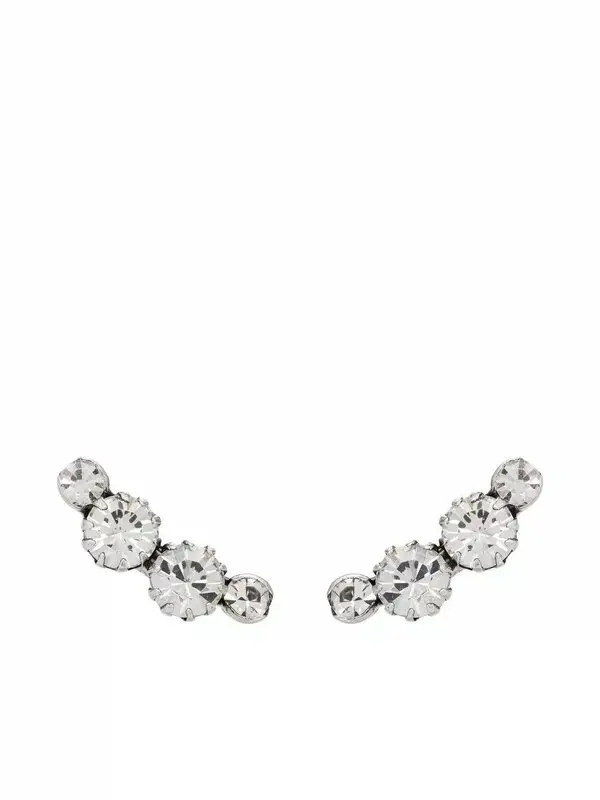 Isabel Marant Étoile Crystal Embellishment Stud Earrings - Silver