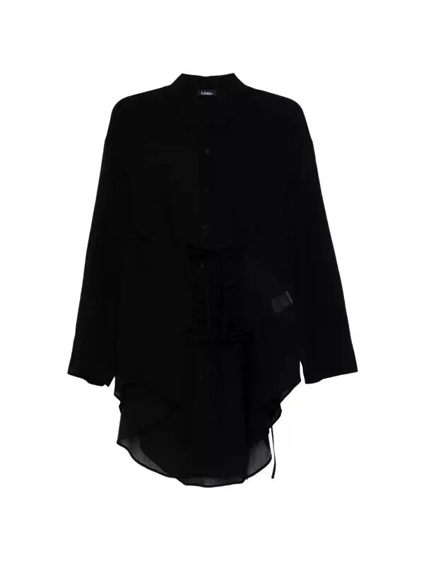 LIMI FEU Asymmetric Hem Chiffon Blouse