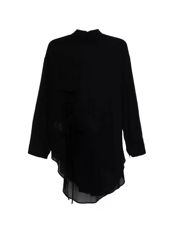 LIMI FEU Asymmetric Hem Chiffon Blouse