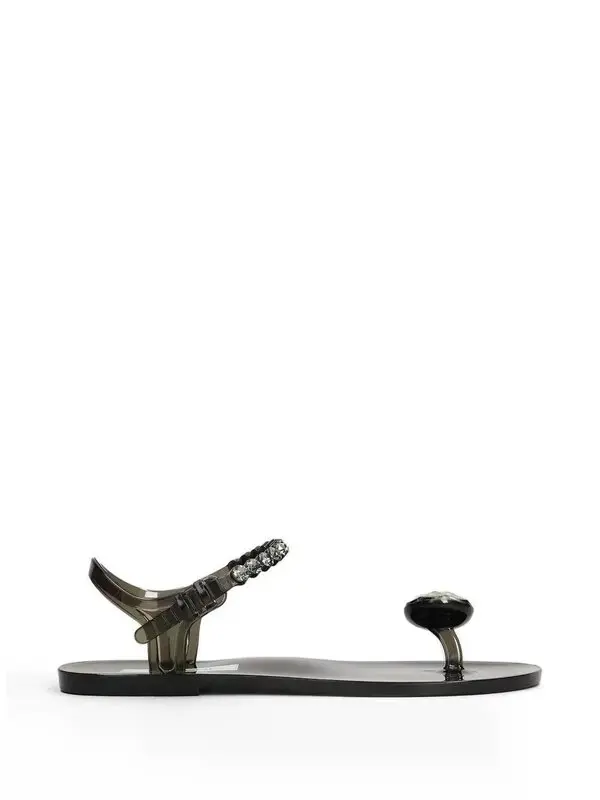 Menghi Crystal-embellished Thong Sandals
