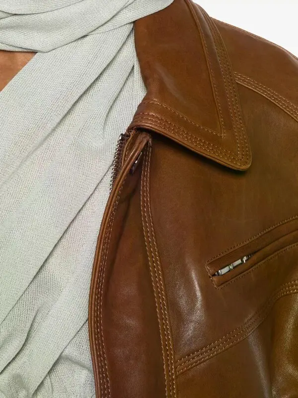 Nour Hammour Clint Leather Jacket