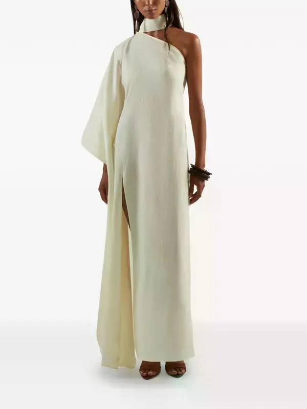 TALLER MARMO Paloma One-shoulder Maxi Dress