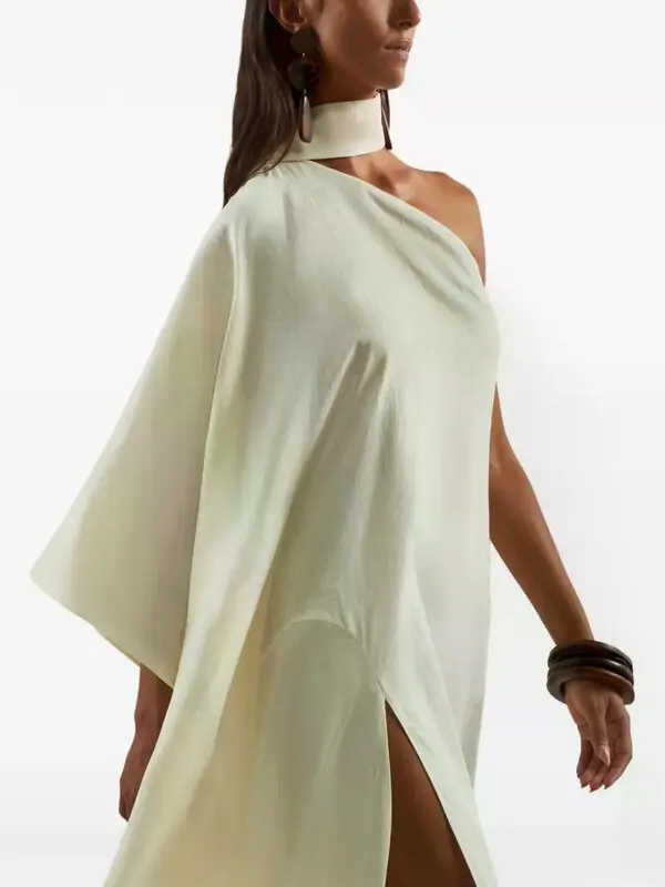 TALLER MARMO Paloma One-shoulder Maxi Dress