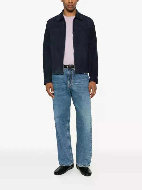 Zegna Suede Zip-up Jacket