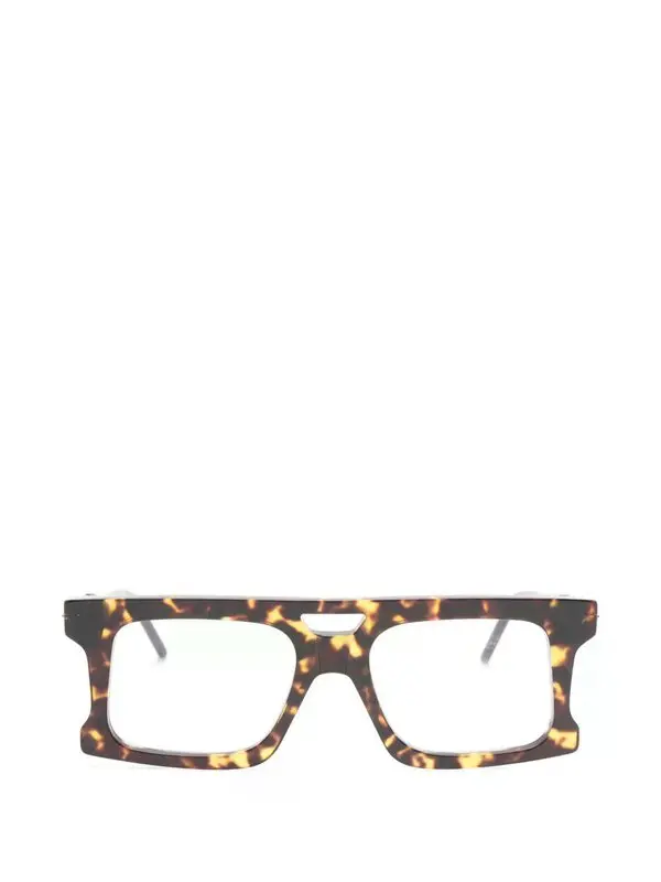 KUBORAUM Patterned Geometric-frame Eyeglasses