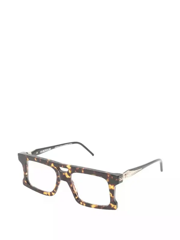 KUBORAUM Patterned Geometric-frame Eyeglasses