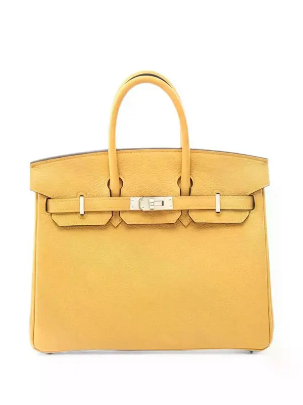 Hermès 25 Birkin Tote Bag - Yellow