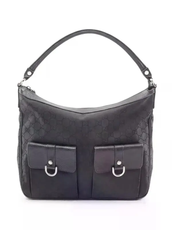 Gucci 2000s Gg Abbey Monogram Shoulder Bag