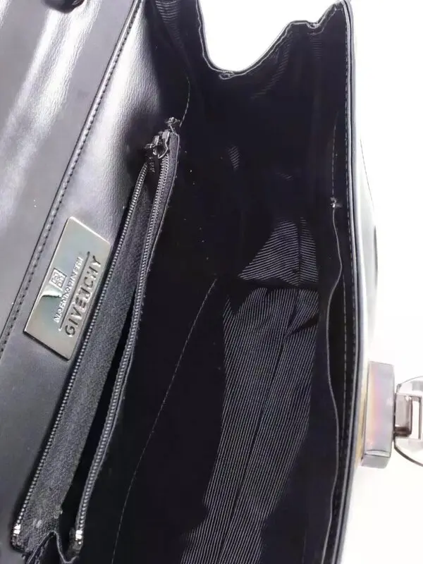 Givenchy 2000s Leather Tote Bag - Black
