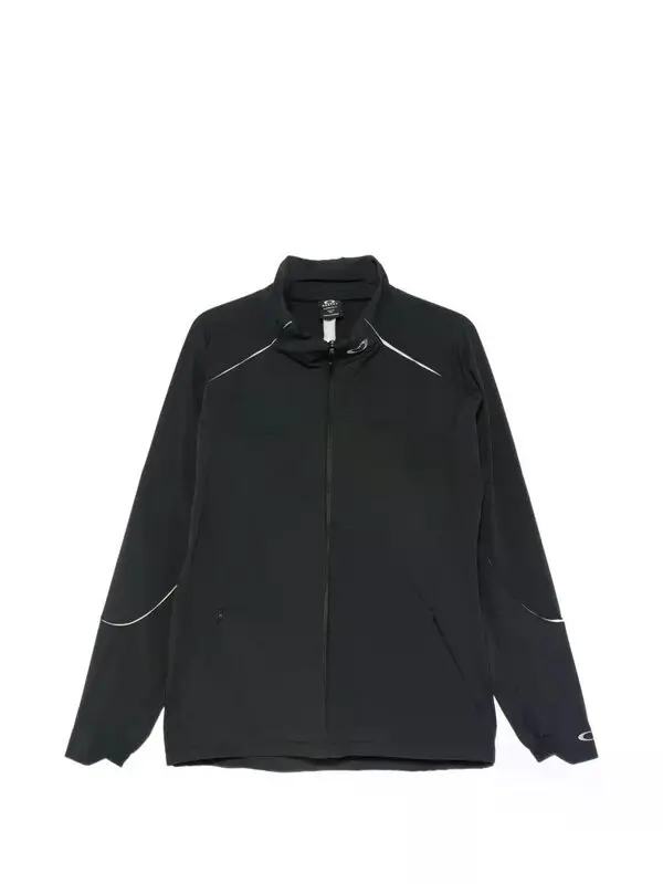 Oakley Fusion Flex Neo Logo-plaque Zip-up Jacket - Black
