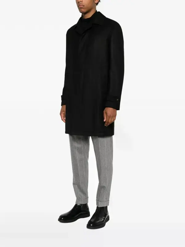 Tagliatore Single-breasted Twill-weave Coat