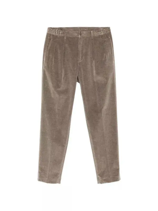 Tagliatore Pleated Corduroy Trousers