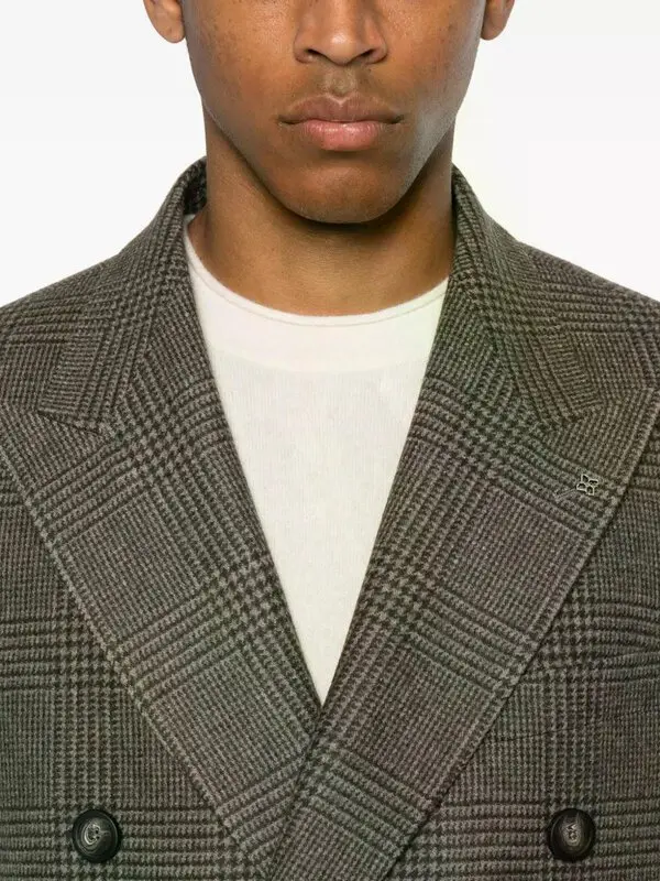 Tagliatore Prince Of Wales Check Double-breasted Coat