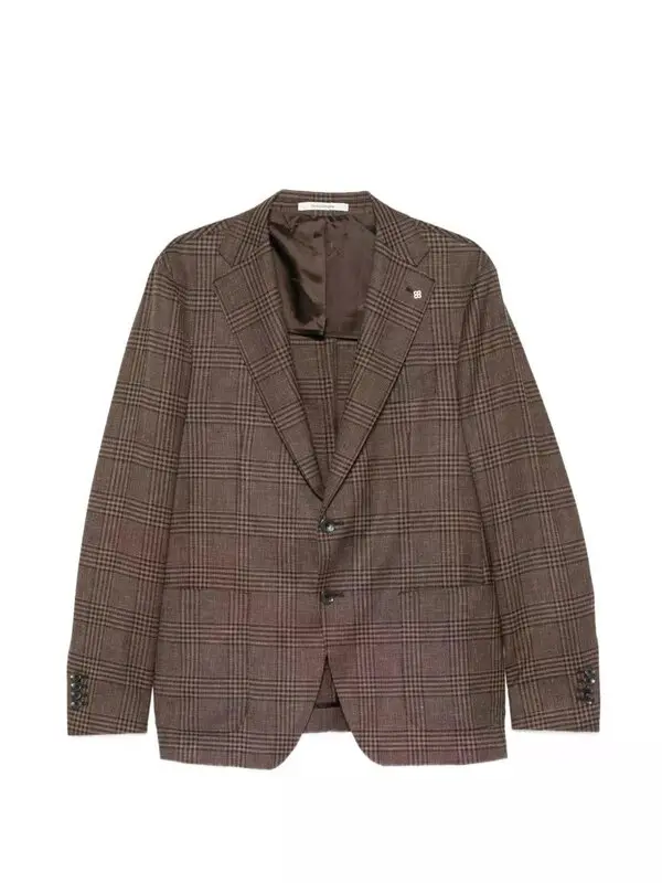 Tagliatore Check-pattern Blazer