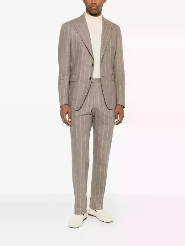 Tagliatore Pinstripe-pattern Suit - Neutrals