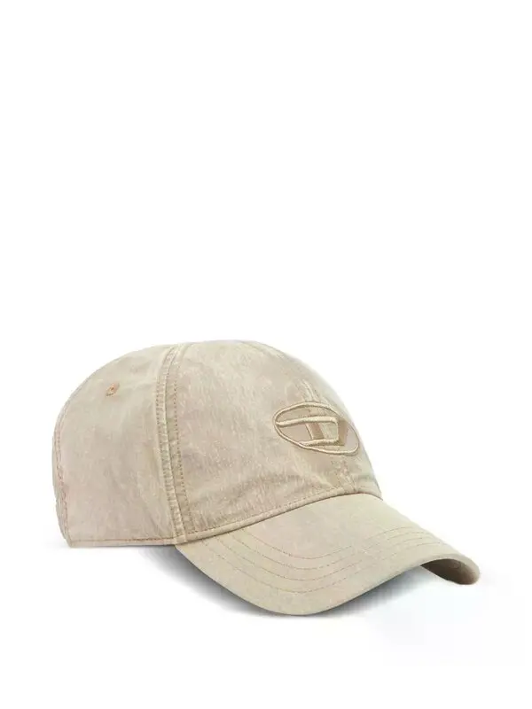 DIESEL® Oval D Logo-embroidered Baseball Cap - Neutrals