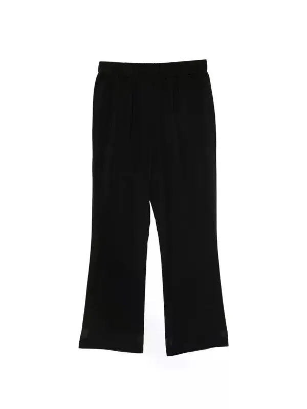 Junya Watanabe Elasticated-waistband Cropped Trousers - Black