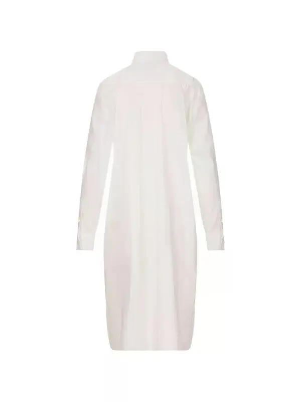 JIL SANDER Pleated Collar Shirt Dress