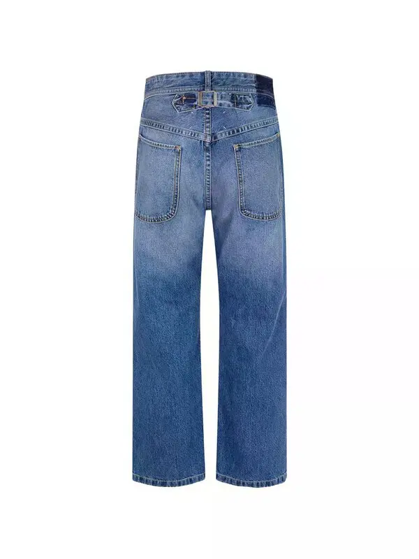 MAISON MARGIELA Buckled Cotton Jeans