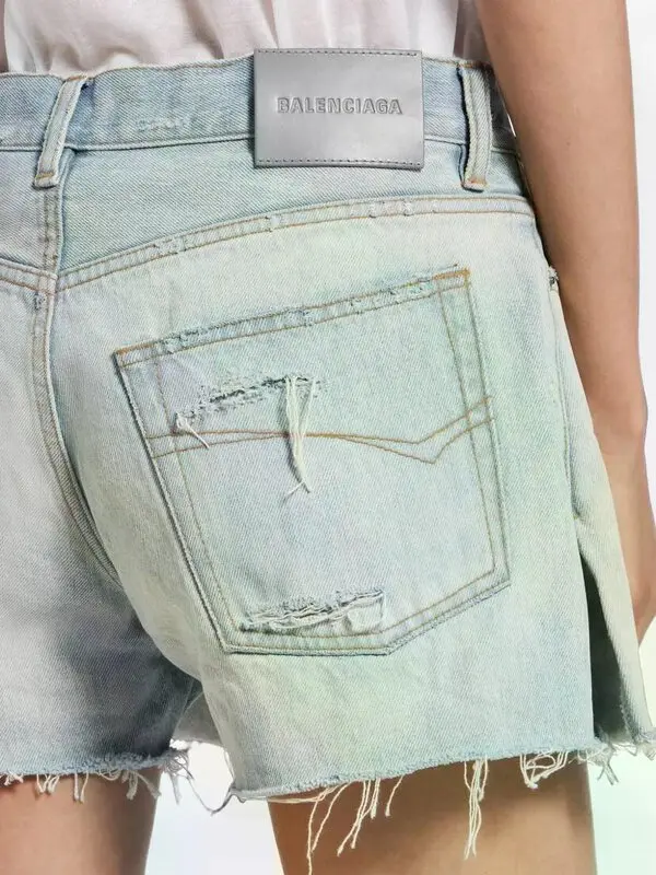 Balenciaga Belt-loops Skort - Blue
