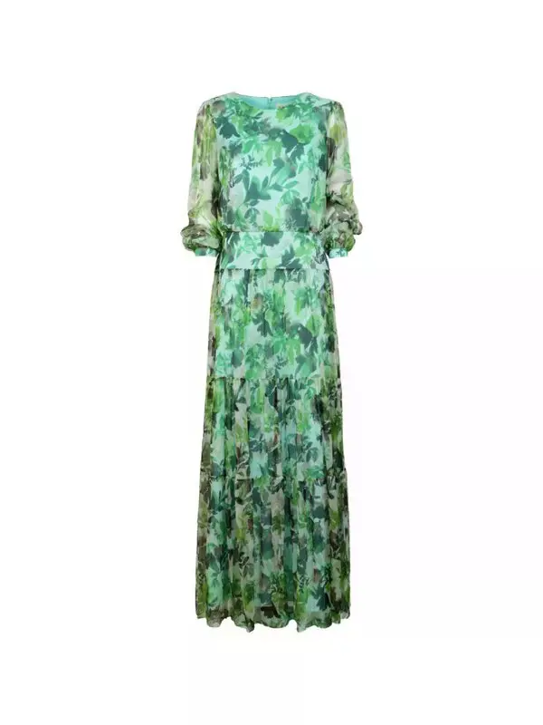 Saloni Isabel Floral-print Maxi Dress