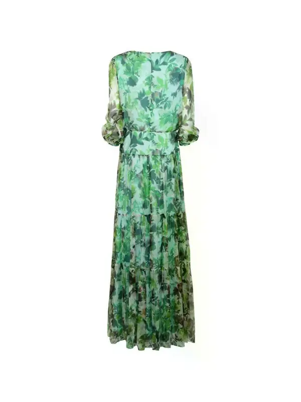 Saloni Isabel Floral-print Maxi Dress