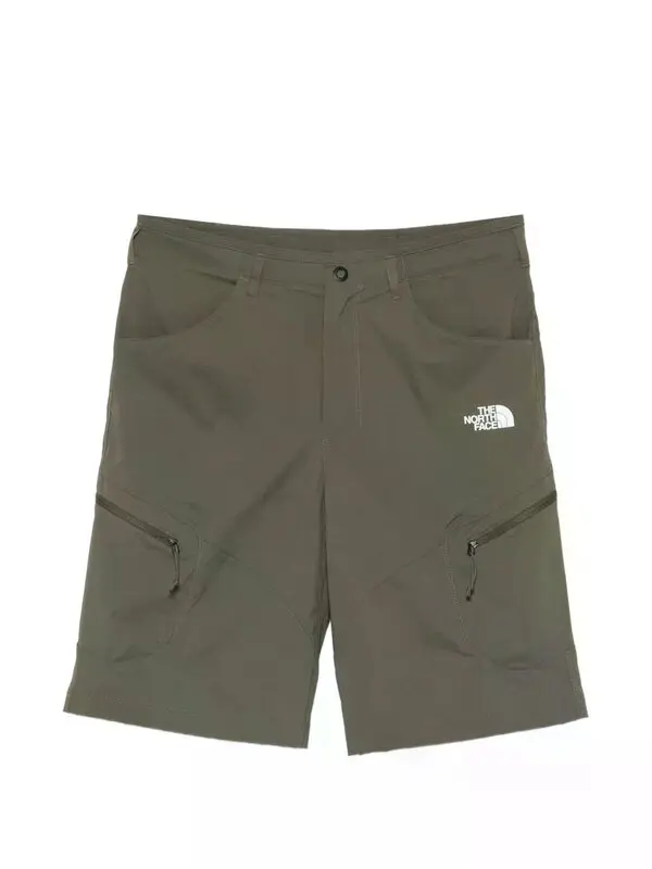 The North Face Logo-print Zip-pocket Shorts - Green