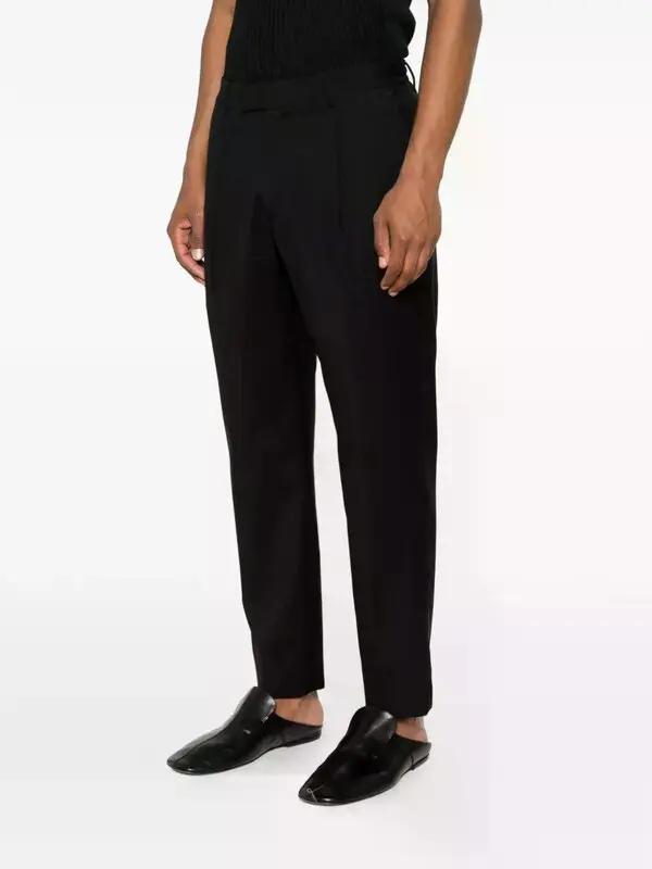 LOW BRAND Overseas Pleated Elasticated-waistband Trousers