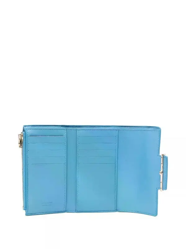 TOM FORD Crocodile-effect T-bar Wallet