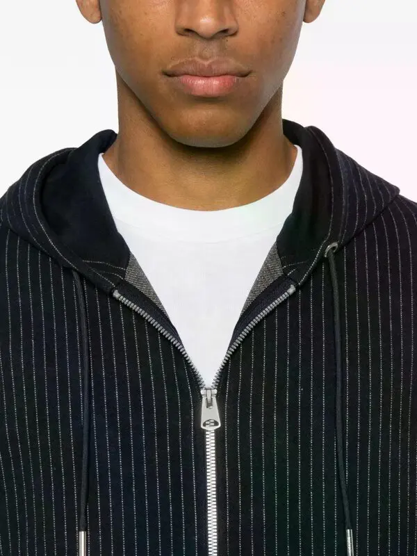 Mackage Pinstriped Zip-up Hoodie