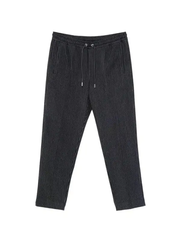 Mackage Pinstripe Drawstring Waist Trousers - Blue