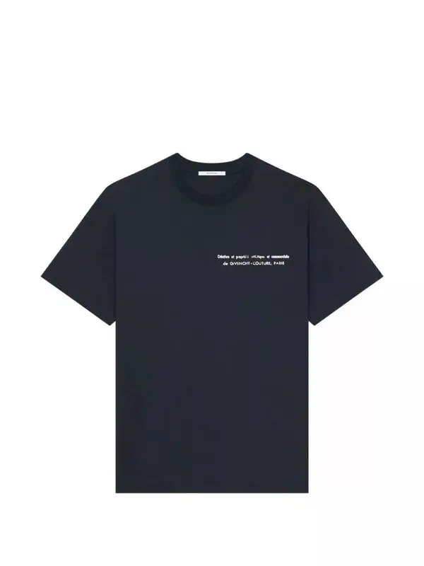 Givenchy T-shirt In Cotton With Archives Print