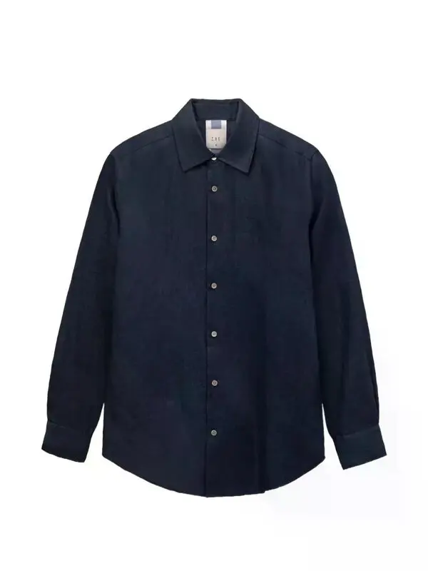 CHÉ STUDIOS Slim-fit Long-sleeve Shirt - Blue