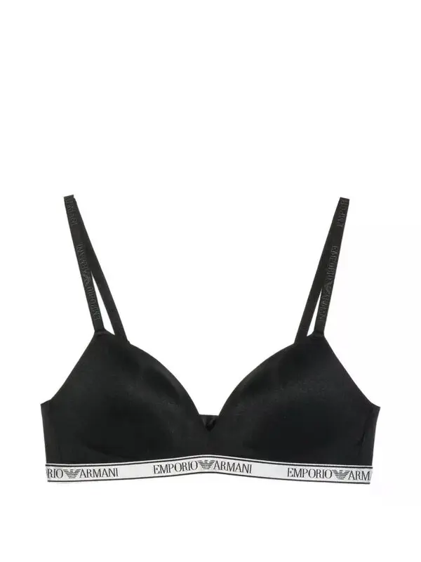 Emporio Armani Logo-tape Triangle Bra