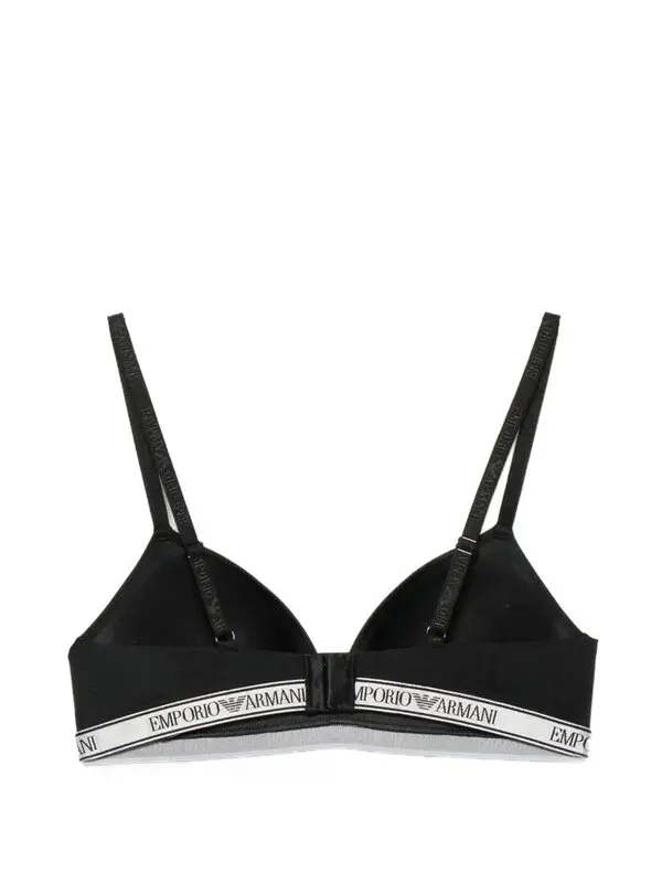 Emporio Armani Logo-tape Triangle Bra