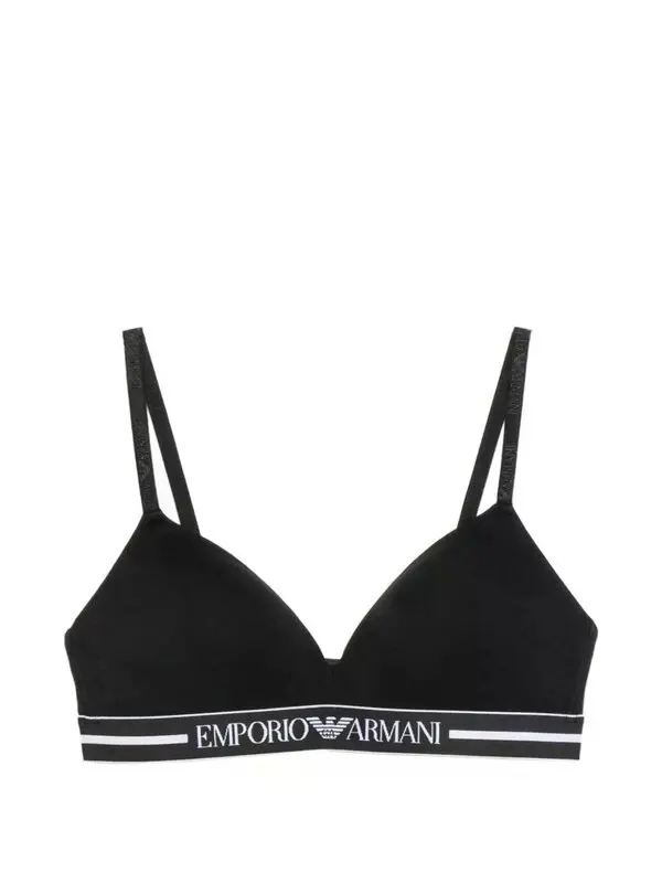 Emporio Armani Logo-tape Triangle Bra