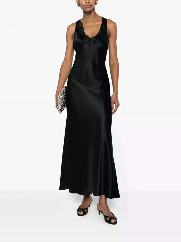 SIR. Montparnasse Lace-trim Racerback Maxi Dress