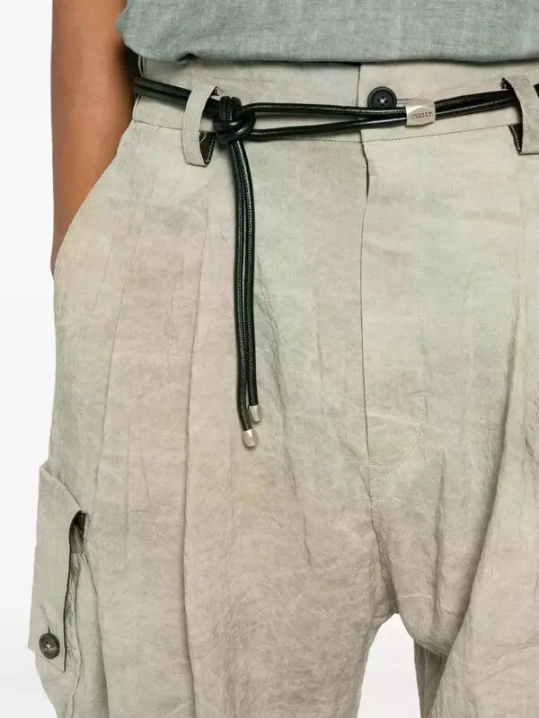 ZIGGY CHEN Sage Cargo Drop-crotch Trousers