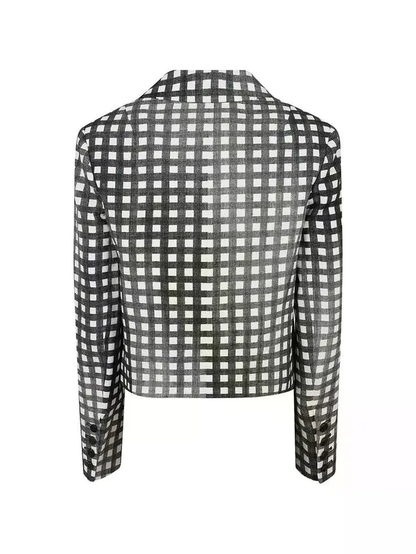 Ermanno Scervino Gingham-check Button-up Jacket