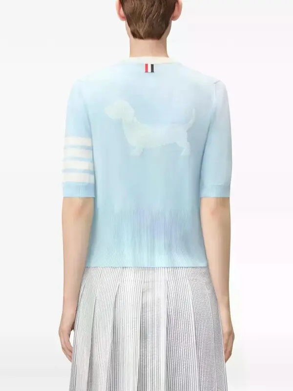Thom Browne Hector Intarsia T-shirt