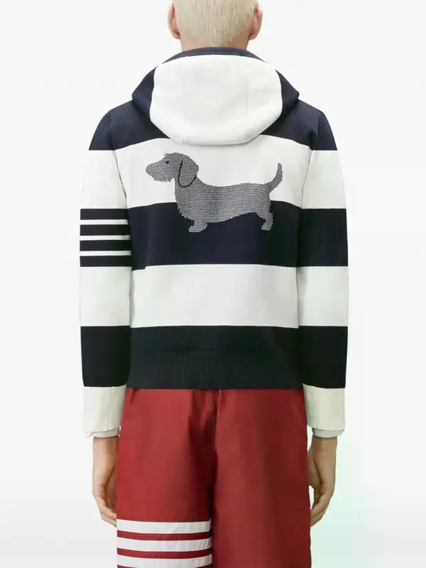 Thom Browne Hector 4-bar Striped Hoodie