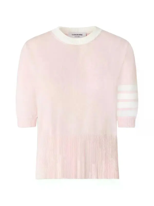 Thom Browne Hector Intarsia 4-bar T-shirt