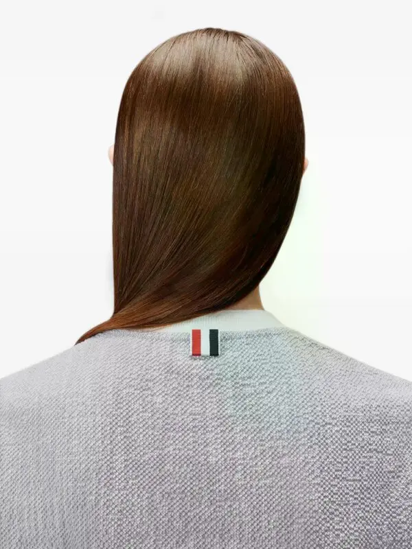 Thom Browne Cotton-tweed Rwb-stripe T-shirt