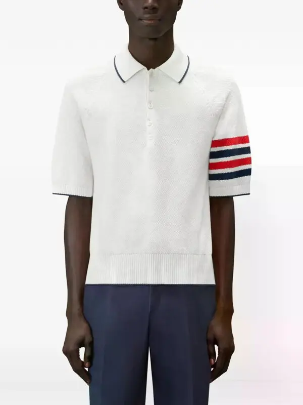 Thom Browne 4-bar Relaxed-fit Polo Shirt