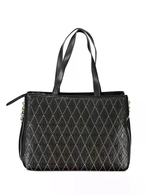 MARIO VALENTINO Diamond Pattern Studded Tote Bag