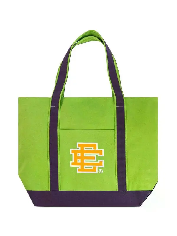 ERIC EMANUEL Logo Print Tote Bag - Green
