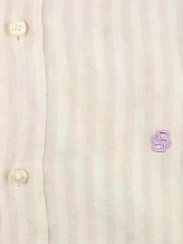 BOSS Striped Linen Shirt